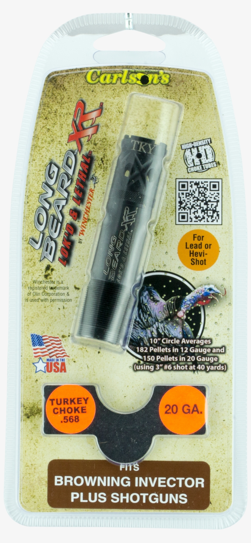 Carlsons 70145 Browning Invector-plus Long Beard 20 - Carl 70125 Lb ...