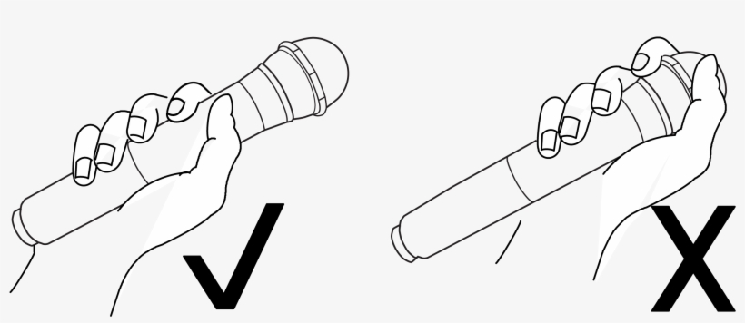 Correct Microphone Placement - Uso Correcto Del Microfono - 2352x904 ...