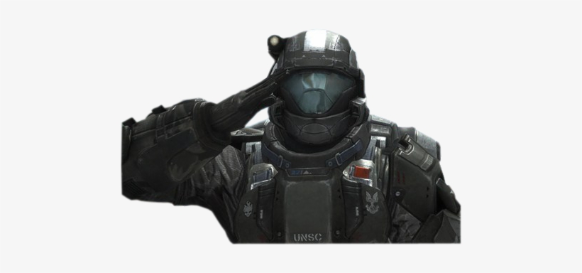 Mcnair Salute - Halo 3: Odst - 480x304 PNG Download - PNGkit