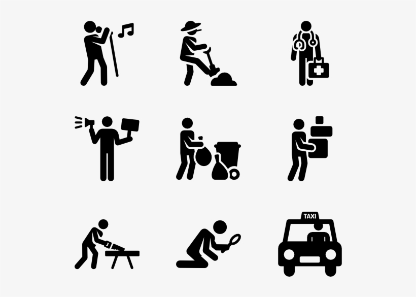 Professions Pictograms - Phillip Island - 600x564 PNG Download - PNGkit