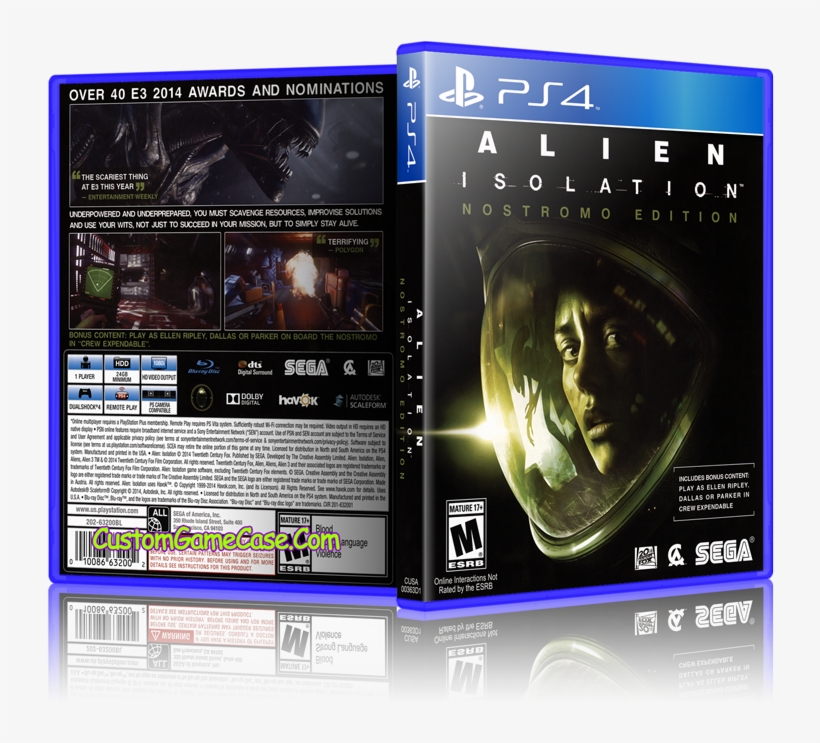 Sony Playstation 4 Ps4 - Alien - Isolation - Nostromo Edition ...
