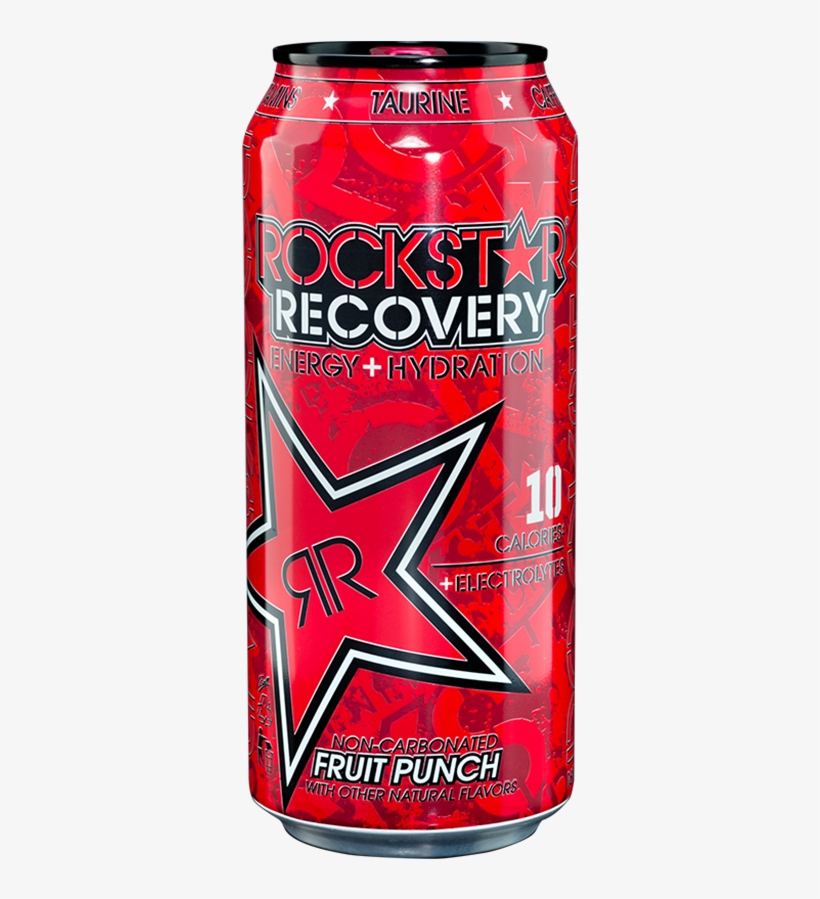 Rockstar Recovery Energy Drink, Orange - Single, 16 - 400x900 PNG ...