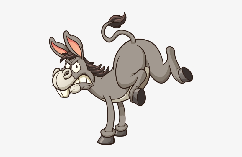 Download Transparent Printed Vinyl Angry Stickers - Clipart Donkey - PNGkit
