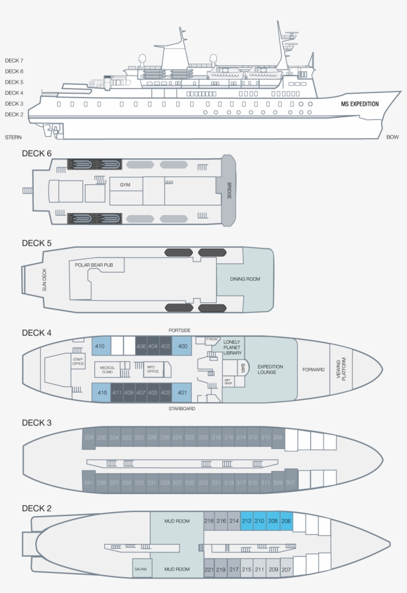 Expedition Deck Plan - Cruiseferry - 1767x1413 PNG Download - PNGkit