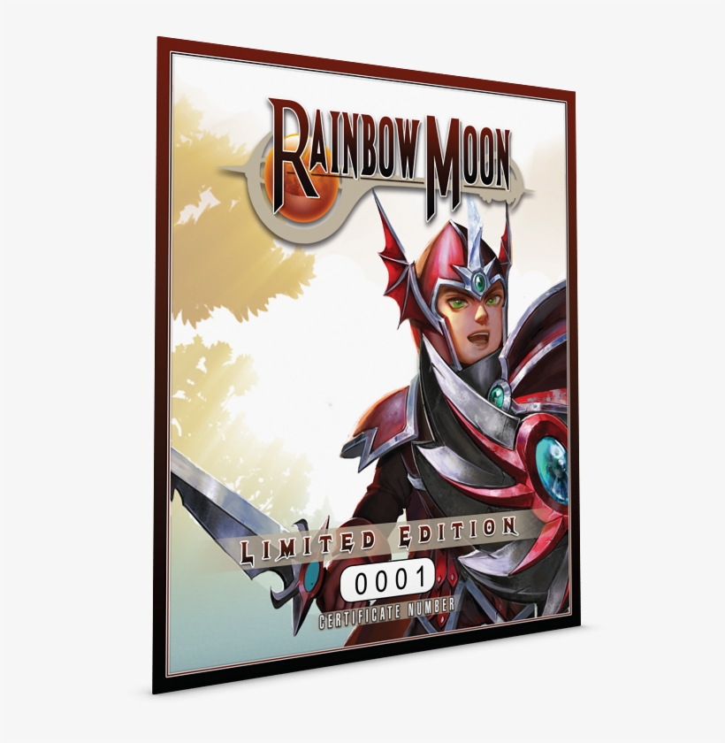 Click To Enlarge Image Rainbowmoon Certificate Psvita - Rainbow Moon - 582x760 PNG Download - PNGkit