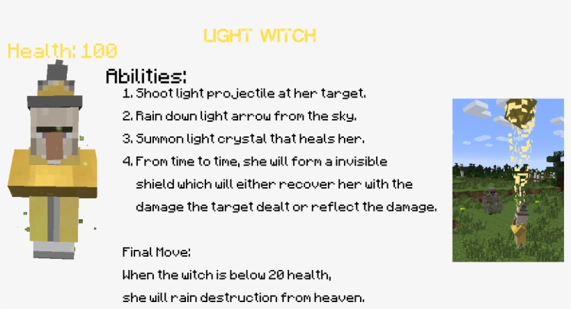Elemental Witch Mod 5 - Minecraft Elemental Witches - 1300x661 PNG Download - PNGkit