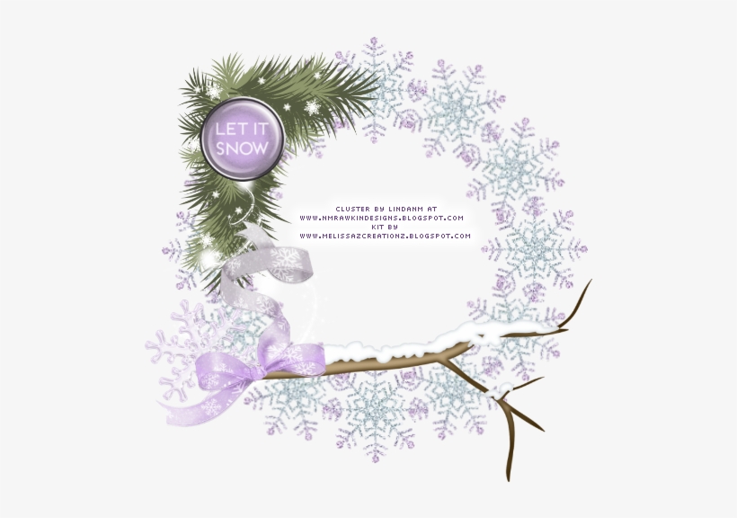 Frosted Winter Cluster Frame - Mask - 640x640 PNG Download - PNGkit
