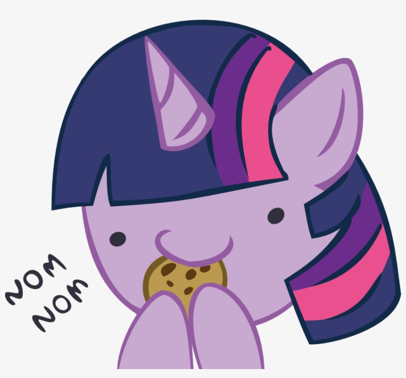 Ponyaddicted On Twitter - Twilight Sparkle Eating A Cookie - 848x750 ...