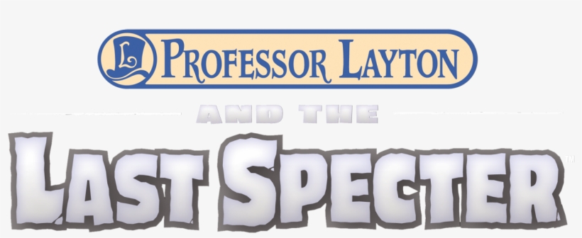 Last Specter Logo - Professor Layton Last Spectre Logo - 1302x521 PNG ...