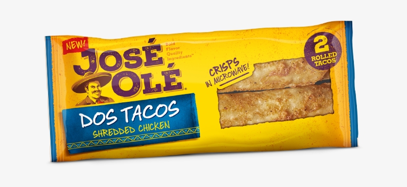 Shredded Chicken Dos Tacos - Jose Ole Chimichanga - 680x500 PNG ...