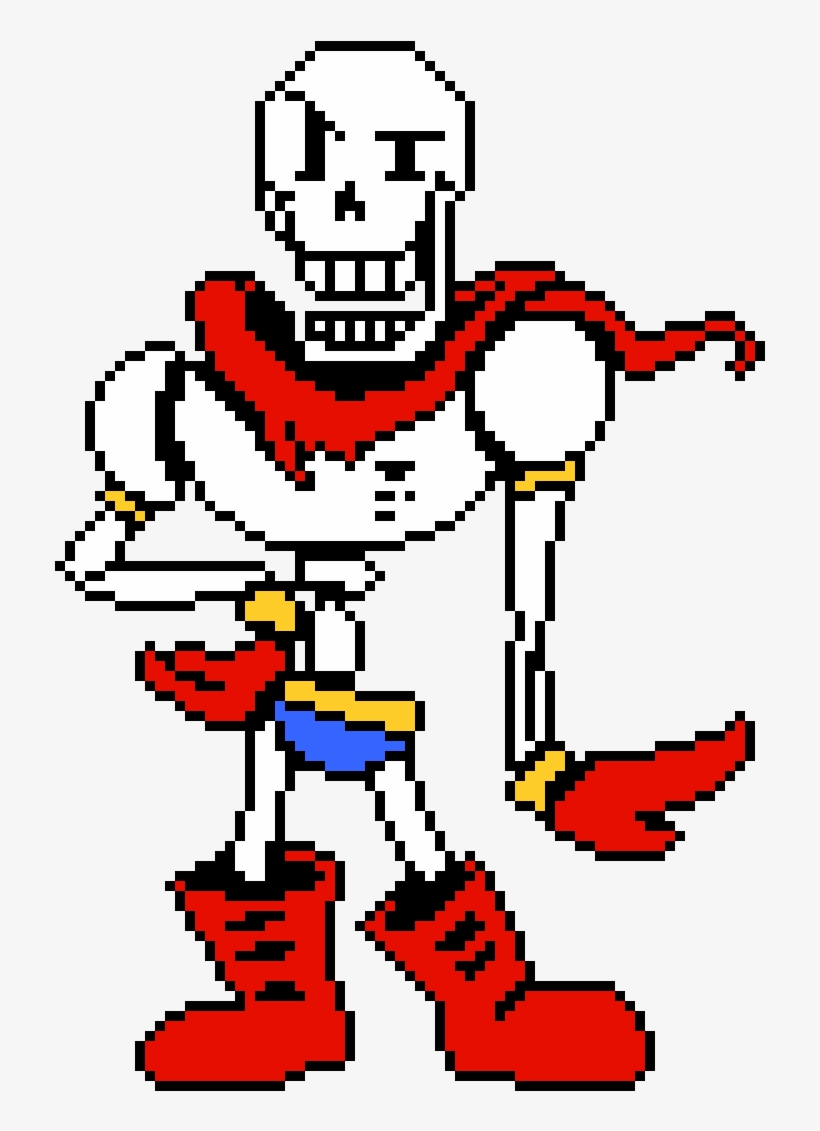 Papyrus Sprite - Awsome - Pacman - Undertale Papyrus Sprite Png ...