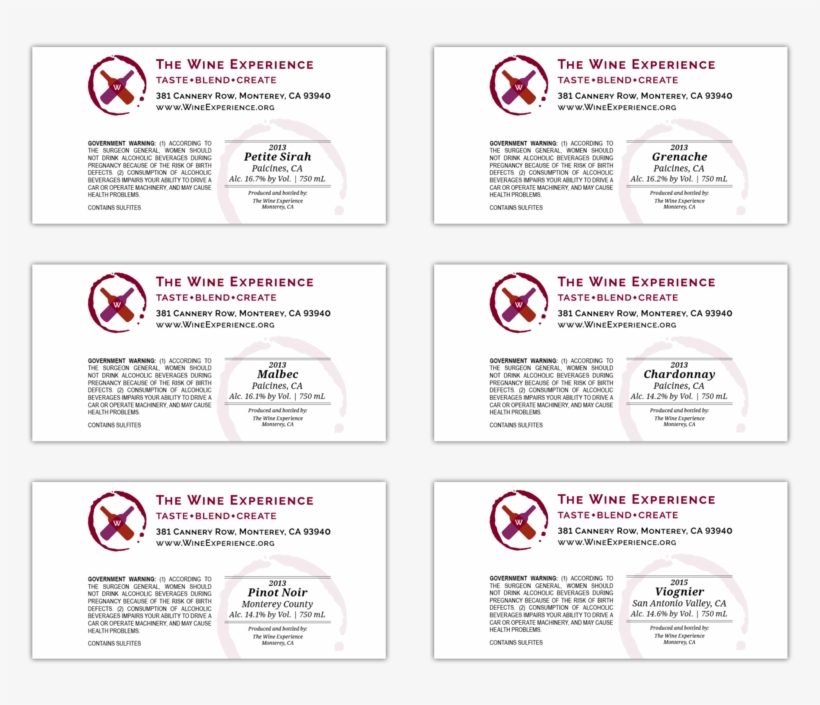 Download Transparent Ttb Approved Bottle Labels For Non Blended Wine ...