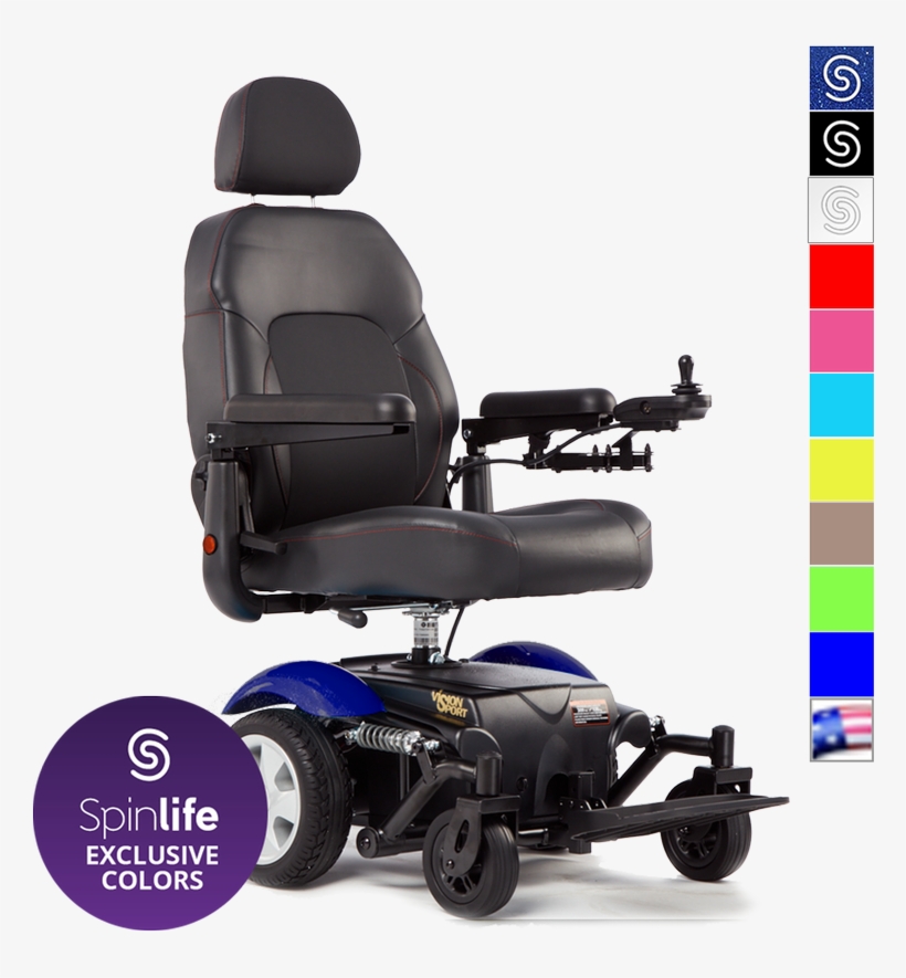 Vision Sport Power Chair By Merits, Shown In Spinlife - Merits Health ...