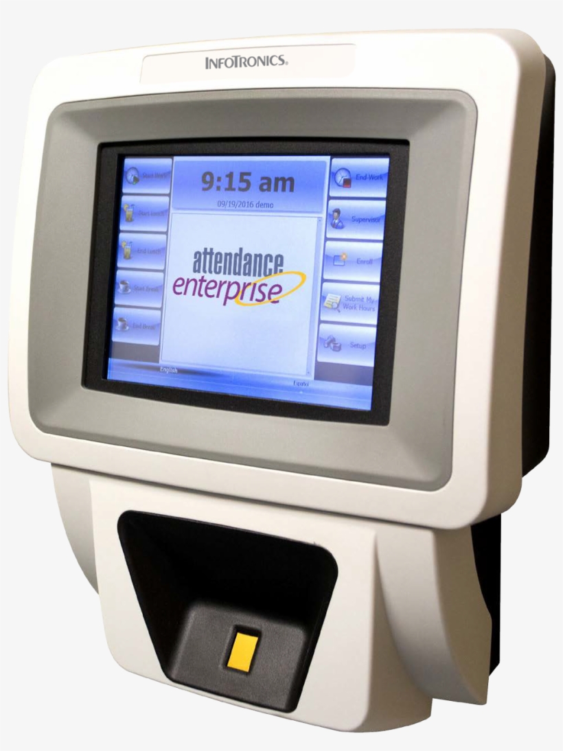 Intellitouch 60 Time Clock - Screen - 1131x1253 PNG Download - PNGkit