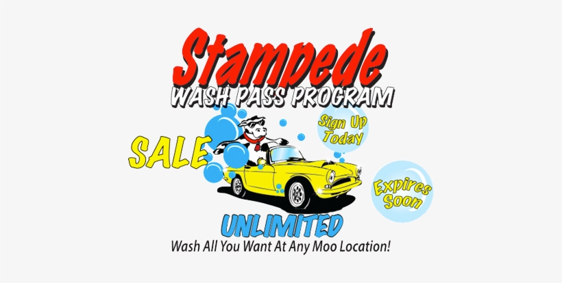 Unlimited Wash Pass - Moo Moo Express Car Wash - 447x334 PNG Download ...