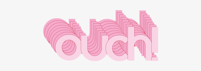 Download Transparent Pink Png - - Ouch Pink - PNGkit