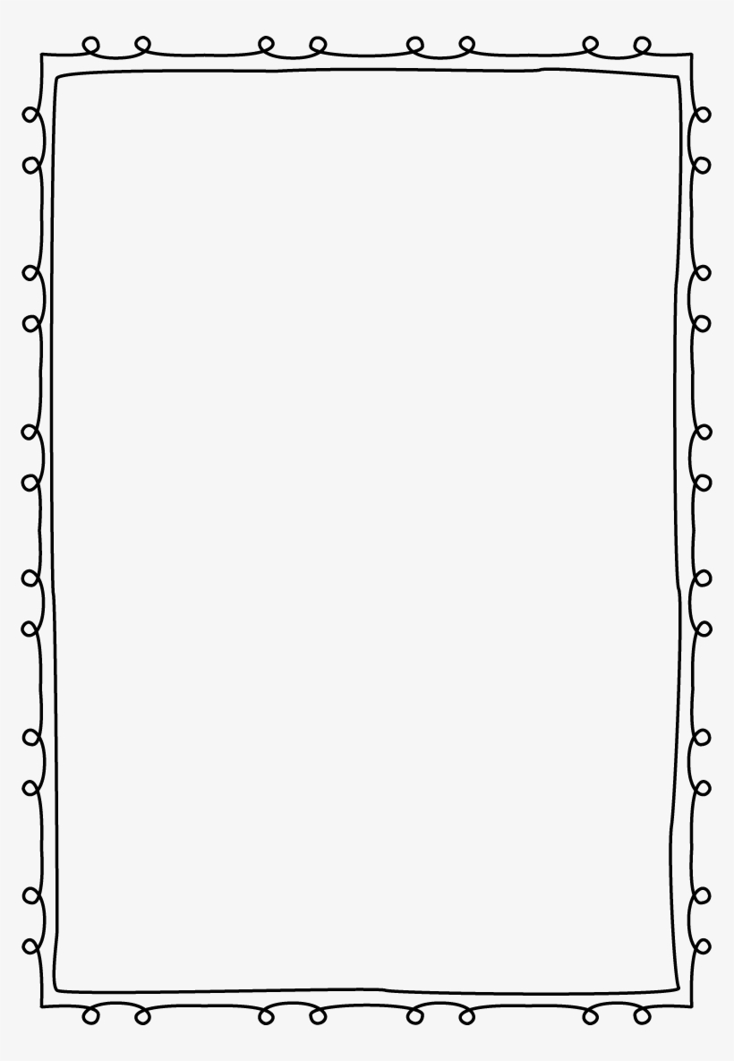 Download Transparent Little Loops Double Page Border - Student - PNGkit