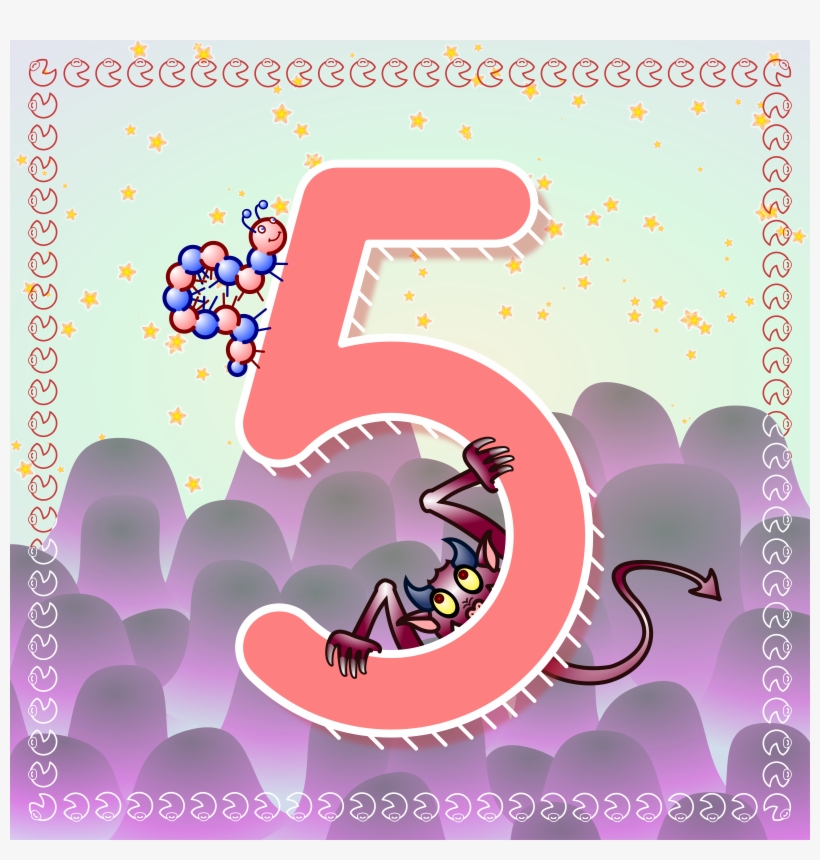 This Free Icons Png Design Of 5 For A Child - 2400x2400 PNG Download ...