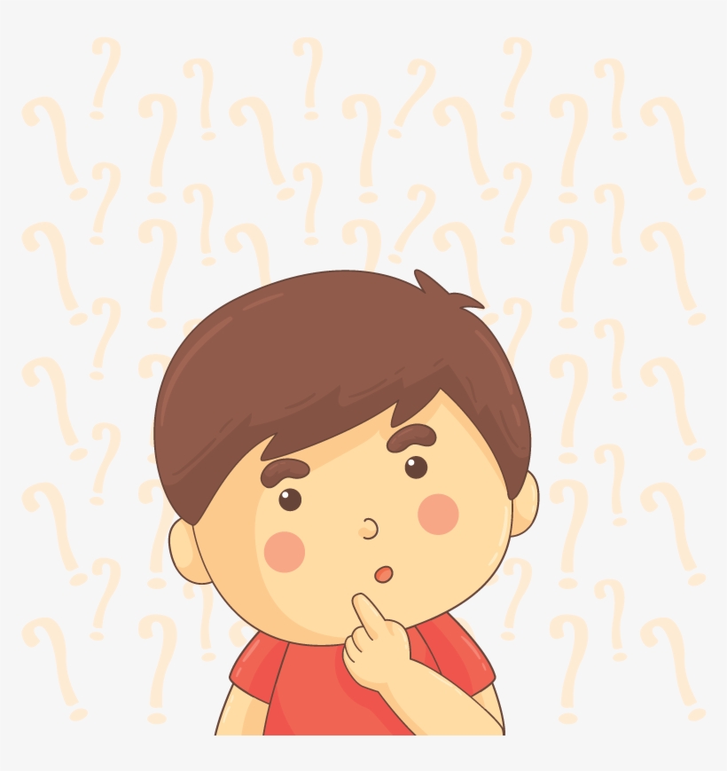 Clipart Confused Child Cartoon