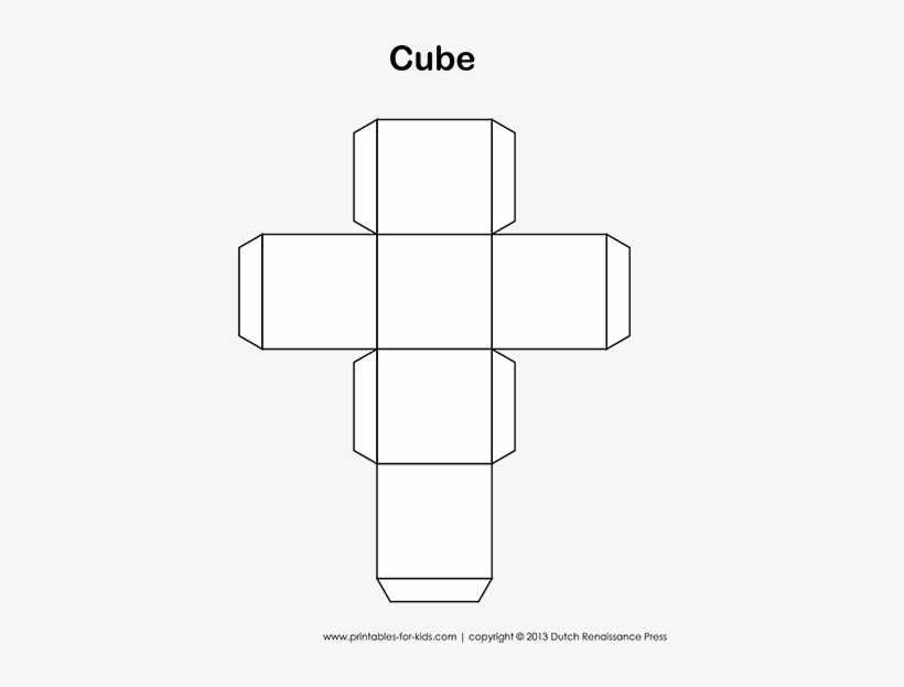 3d Shapes Templates Square 450x582 PNG Download PNGkit