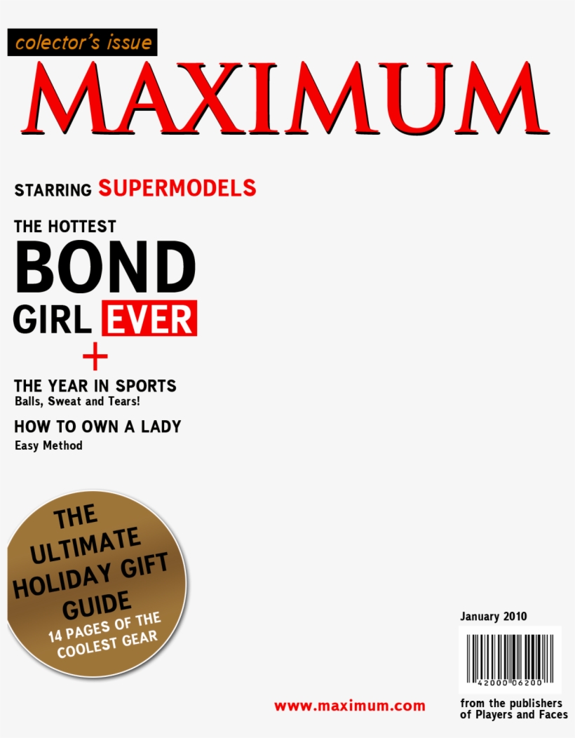 Template For Magazine Cover Penggambar
