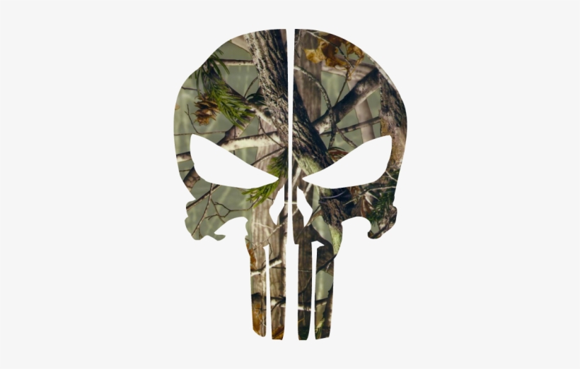 Woods Camo Punisher Skull Rear Helmet Reflective Helmet - Day 6 ...
