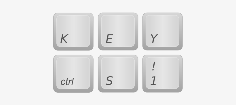 Computer Vector Image Public Domain Vectors - Computer Keyboard Keys Vector - 500x321 PNG ...