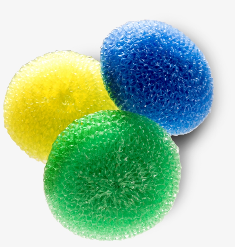 Scouring Pads Plastic 3 Pack - Plastic - 1077x1077 PNG Download - PNGkit