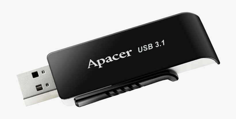Ah350 Usb - Apacer Ah350 32gb Usb 3.0 Flash Drive - Black - 960x500 PNG ...