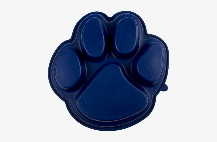 Bakins Silicone Cake Pans Blue Paw Print Silicone Cake - 600x600 PNG ...