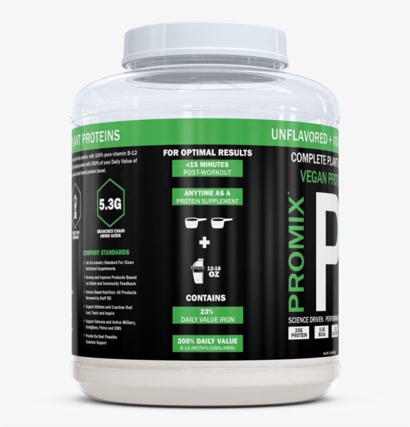 Unflavored Vegan Protein Powder - Promix Nutrition Unflavored Collagen ...