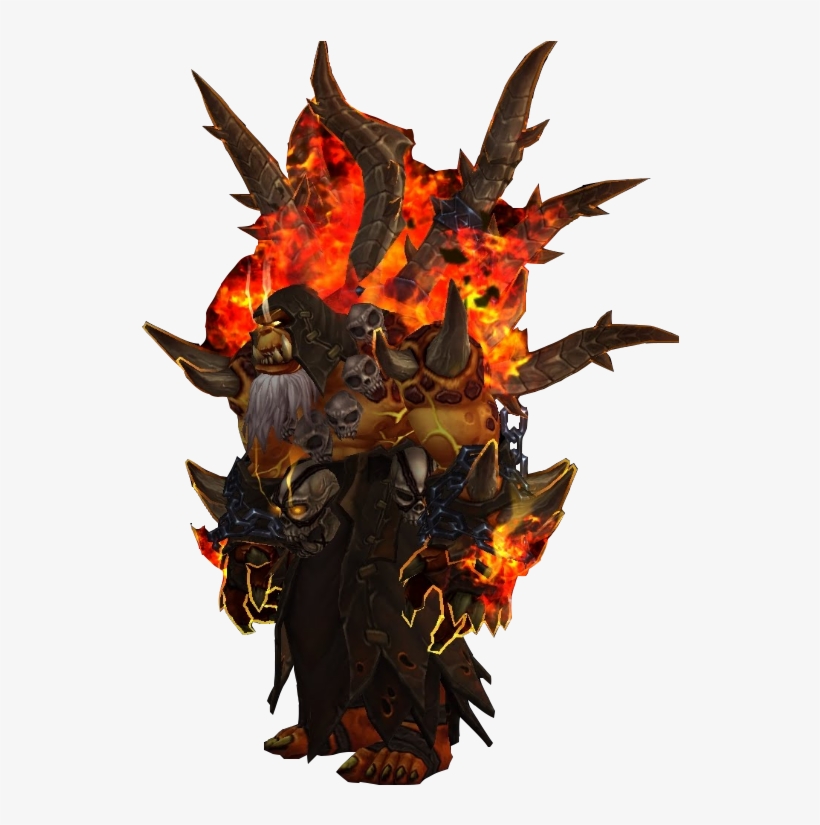 Gul'dan Fire - Mythology - 588x764 PNG Download - PNGkit