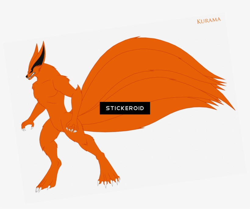 Download Transparent Kurama Characters Fictional Naruto - Illustration ...