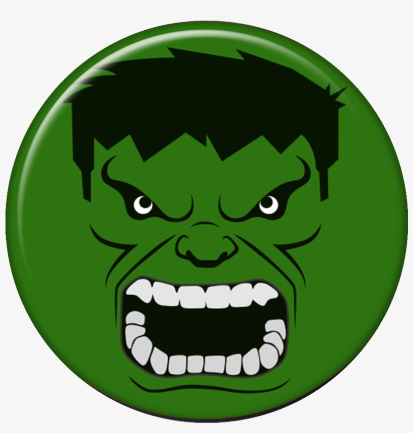 Hulk Face Silhouette