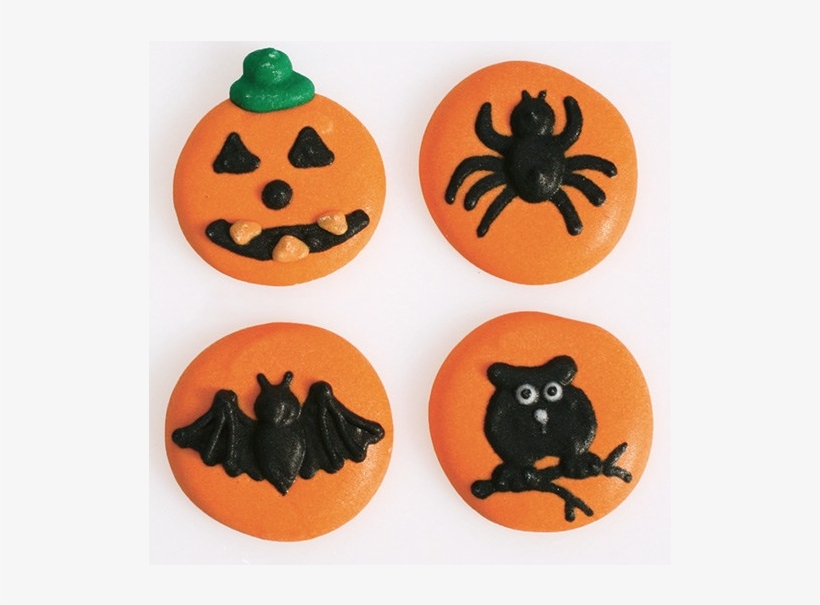 Culpitt Icing Decorations Oranges Halloween, 12 Pieces - Halloween ...