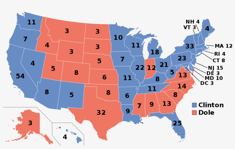 1996 Election - 1200x698 PNG Download - PNGkit