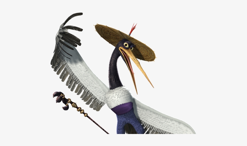Download Transparent Crane Action Shot - Kung Fu Panda Crane - PNGkit