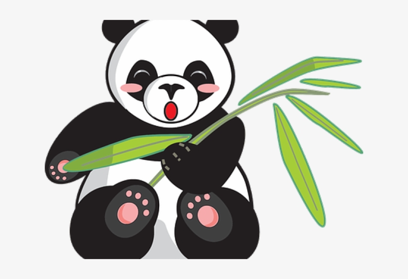Original - Panda On Bamboo Clip Art - 640x480 PNG Download - PNGkit