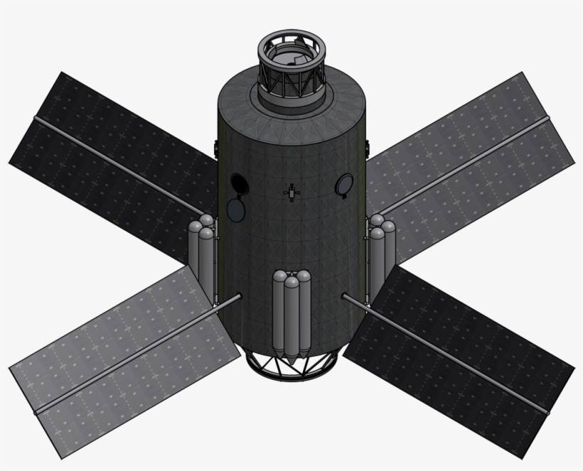 Mars Spacecraft Habitation Module Diagram1 - Mars Spacecraft Png ...