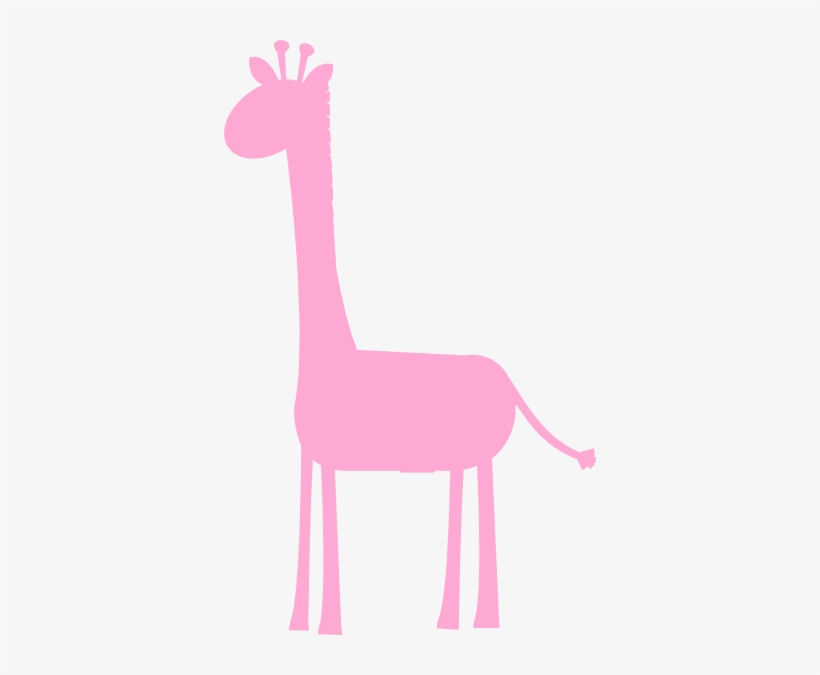 Baby Pink Giraffe Clipart