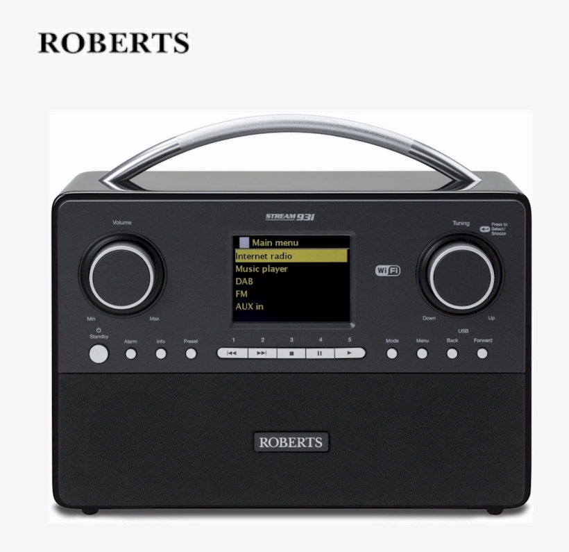 Roberts Dab Fm Usb Spotify Internet Digital Radio Sound - 800x800 PNG ...