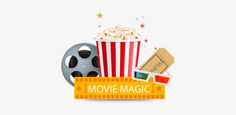 Movie Ticket Popcorn Png - 500x400 PNG Download - PNGkit