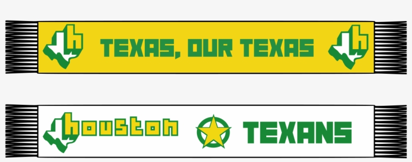 Scarf Houston Texans - Green And Yellow - 1299x549 PNG Download - PNGkit