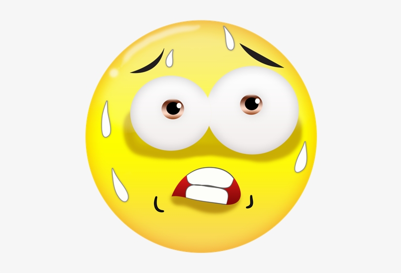 Scared Sweating Emoji