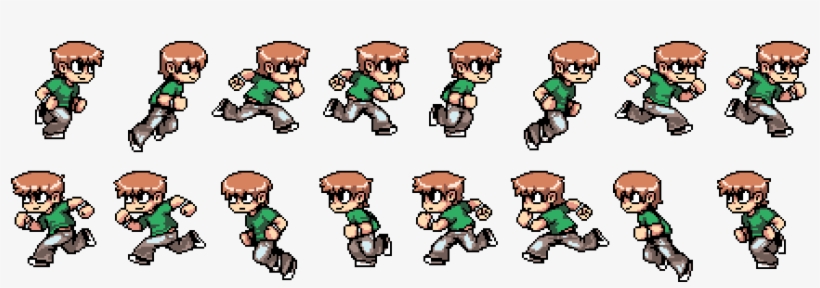 2 Dimensional Sprite Sheet Moving Forward And Back - Sprite Animation ...