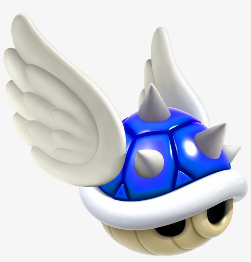 Blue Spiny Shell Artwork - Super Mario Blue Shell - 1722x1713 PNG ...