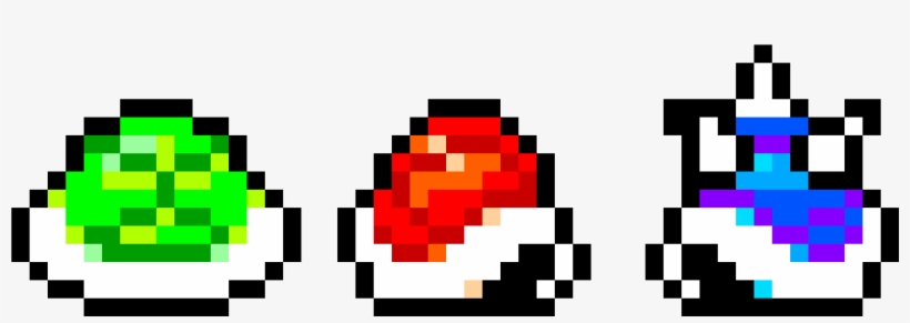 Green Shell, Red Shel, Blue Shell - Mario Pixel Art Gif - 2850x1050 PNG ...