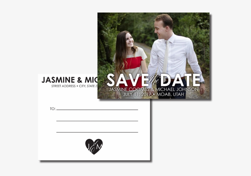 Save The Date Two Sided - Save The Date - 580x580 PNG Download - PNGkit