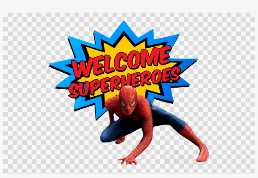 Superhero Volunteer Clipart Spider-man Superman Batman - Superhero ...