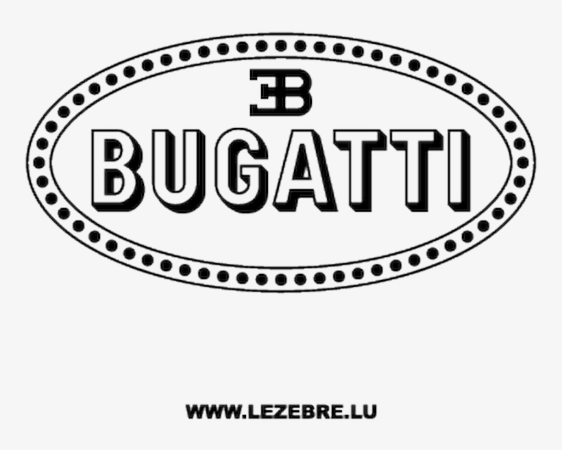 Bugatti Logo Decal 2 - Bugatti Logo Black And White - 800x800 PNG ...